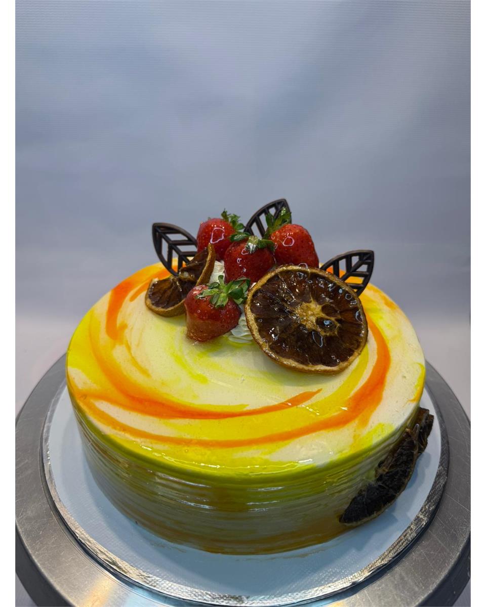 Product Detail - Vanilla Autumn Round Cake