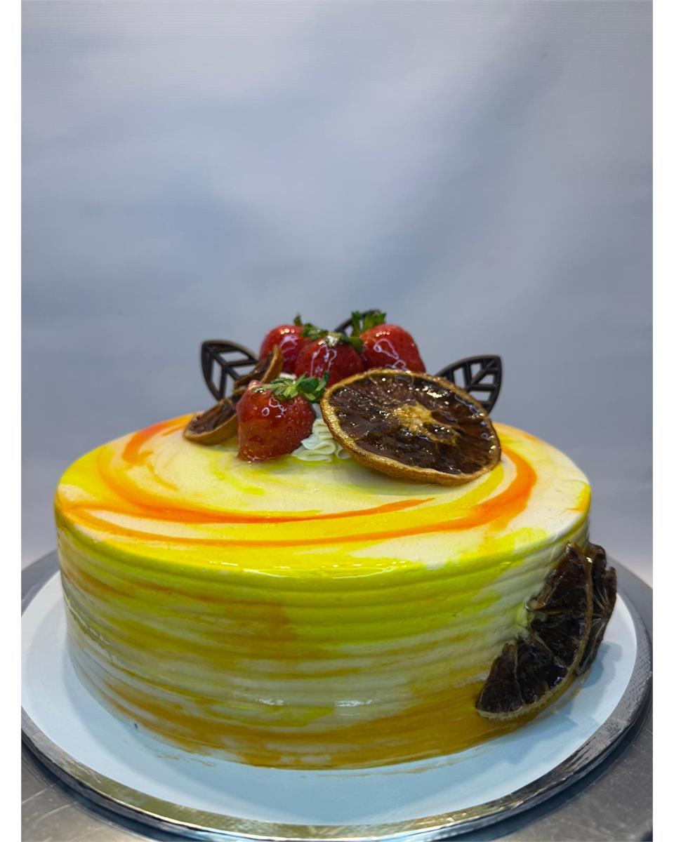 Product Detail - Vanilla Autumn Round Cake